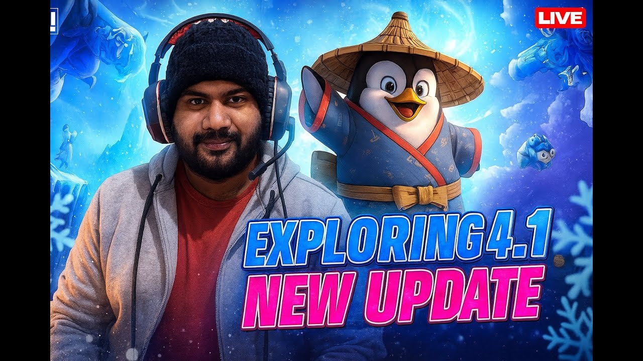 BGMI 4.1 Update FULL Gameplay ️ Frost Effects | Live Stream | VD Bhai ...