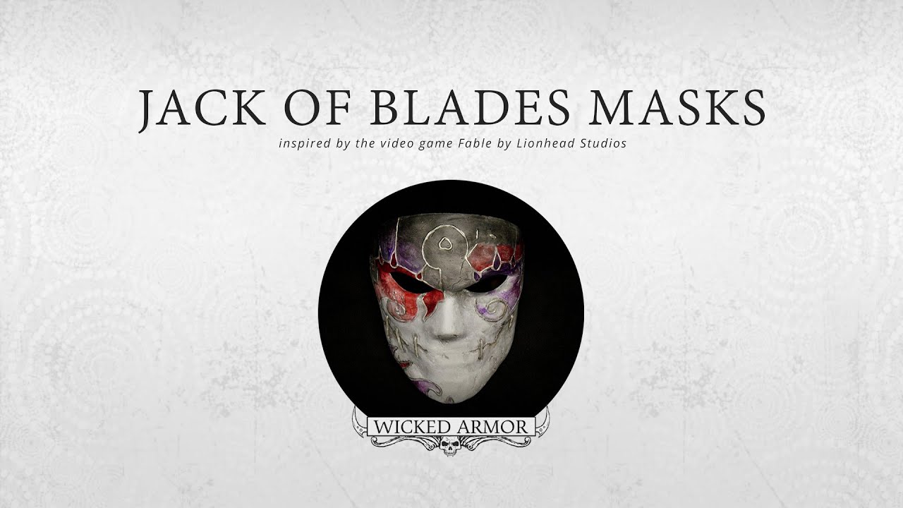 Jack of Blades Spirit Masks inspired by the video game Fable by ...