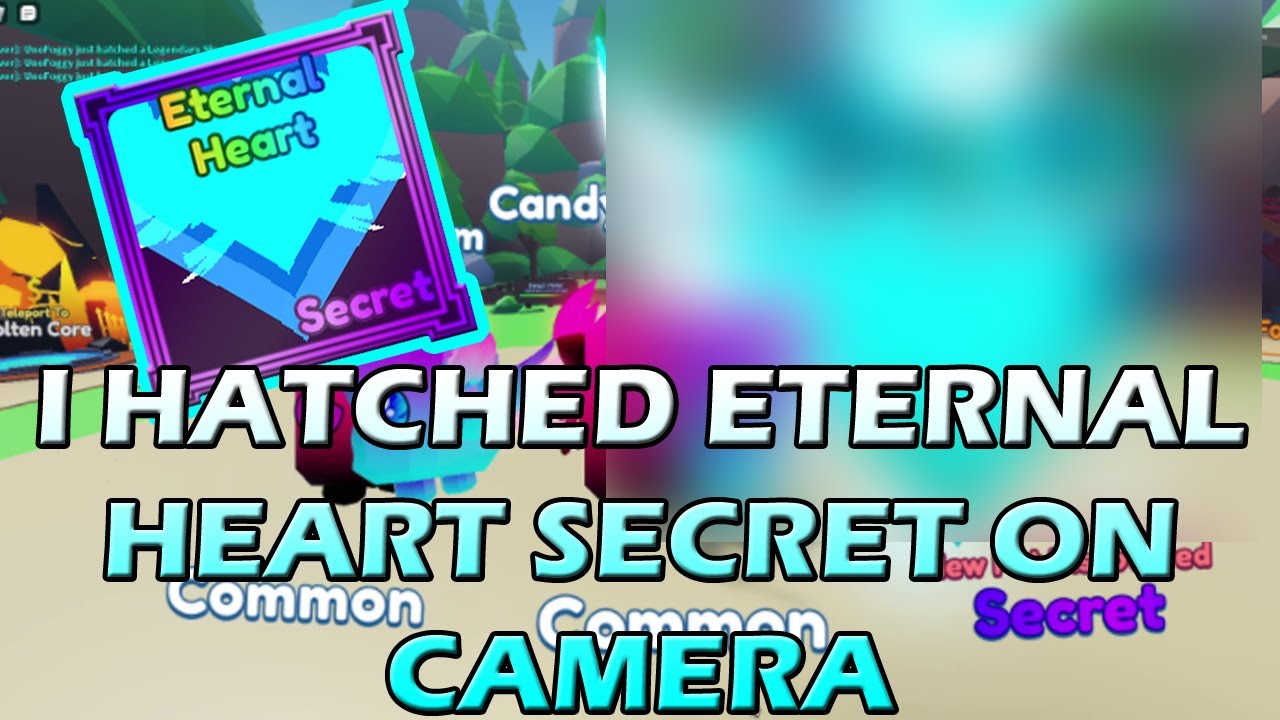 I HATCHED THE NEW ETERNAL HEART SECRET ON CAMERA - Roblox Mining ...