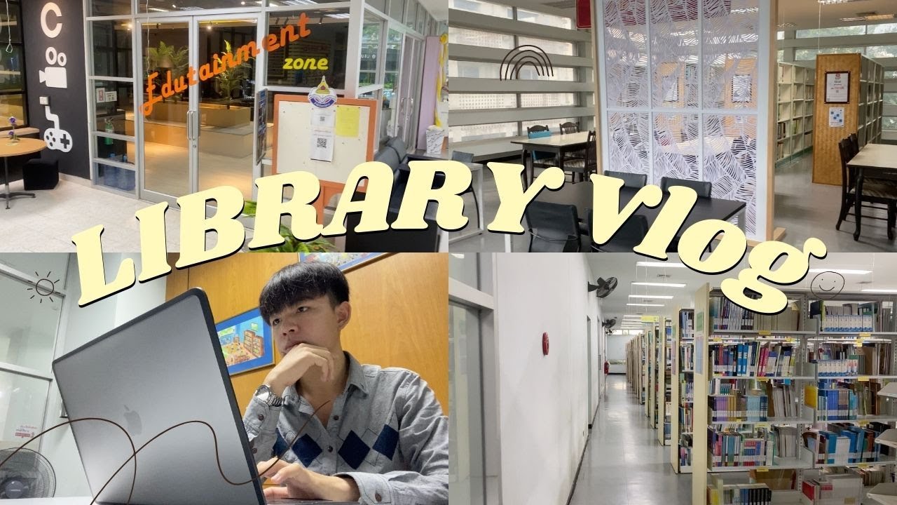 Library vlog - YouTube