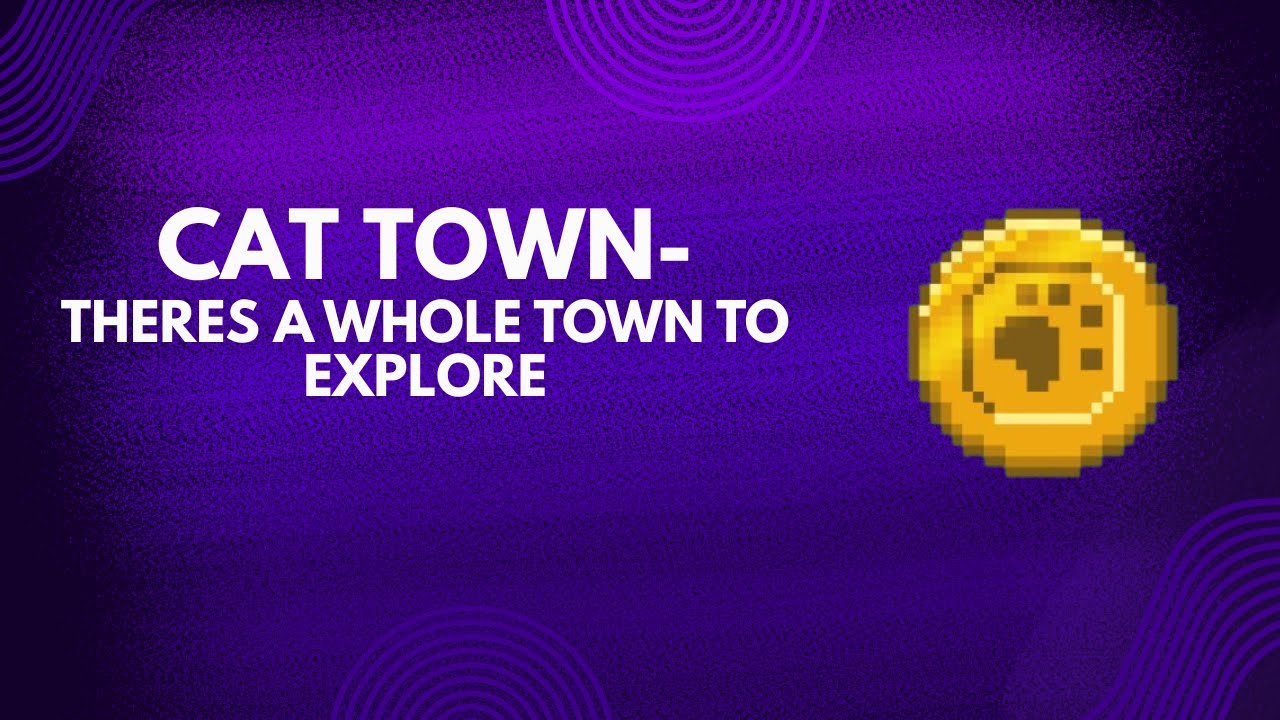Inside Cat Town: Cozy Onchain Worlds, Quests & Collectible Cats - YouTube