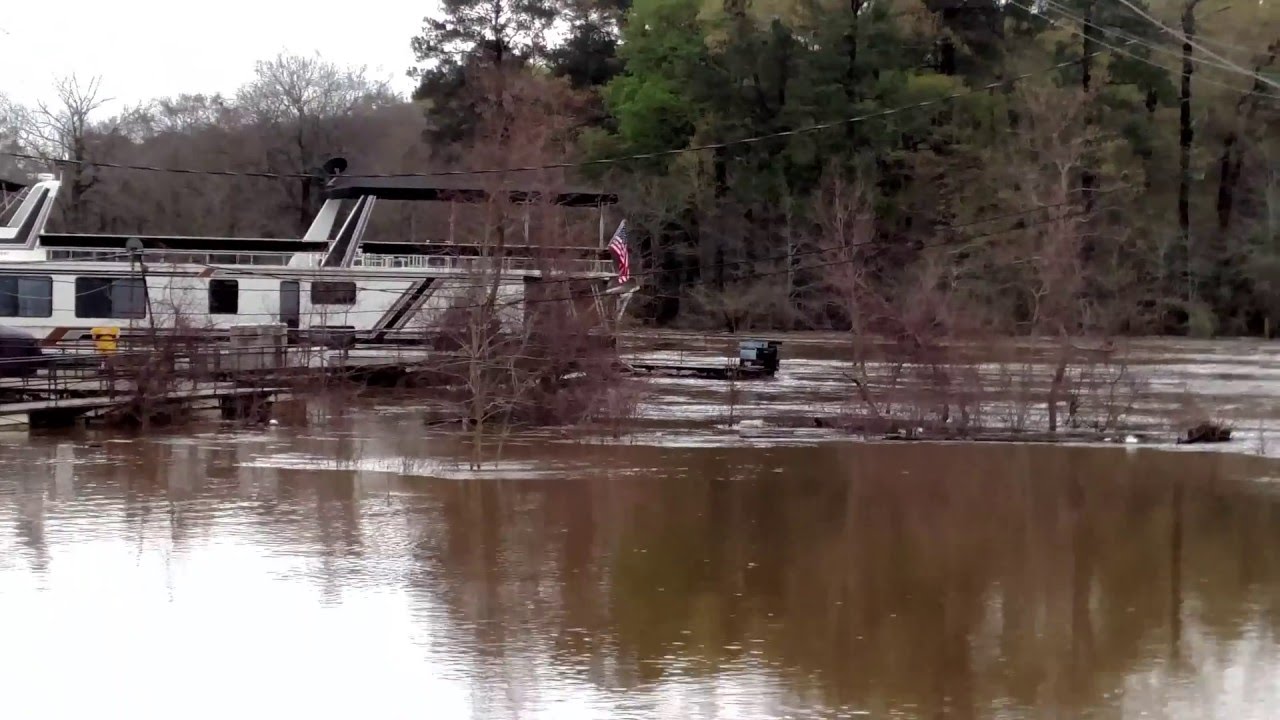 Historic Flooding - Bayou D'Arbonne in West Monroe Louisiana 4K HD ...