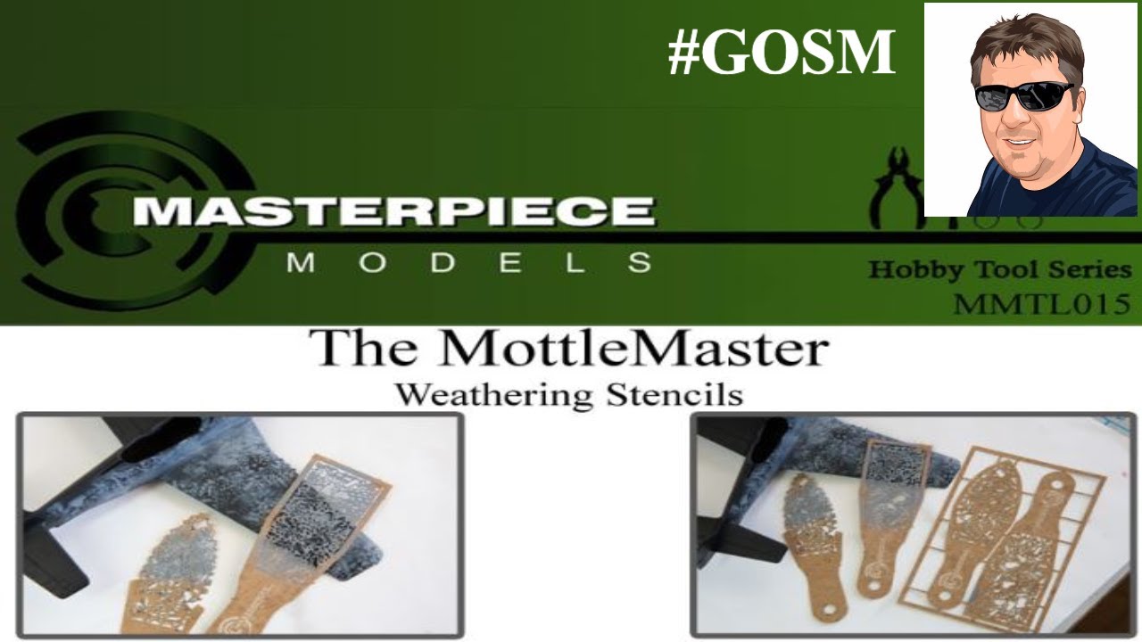 Masterpiece Models Mottle Master Weathering Stencils Review 010 e011 ...