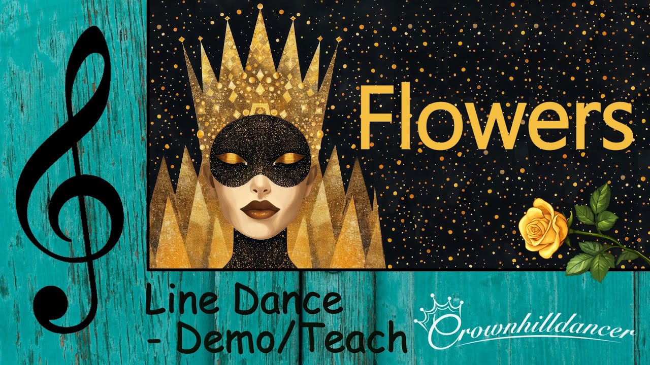 Flowers - Line Dance - YouTube