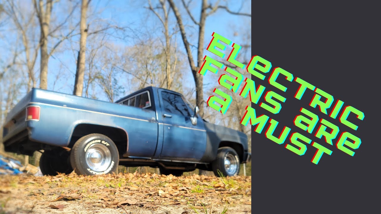 1983 CHEVY C10 ELECTRIC FANS TEST PART 2 - YouTube