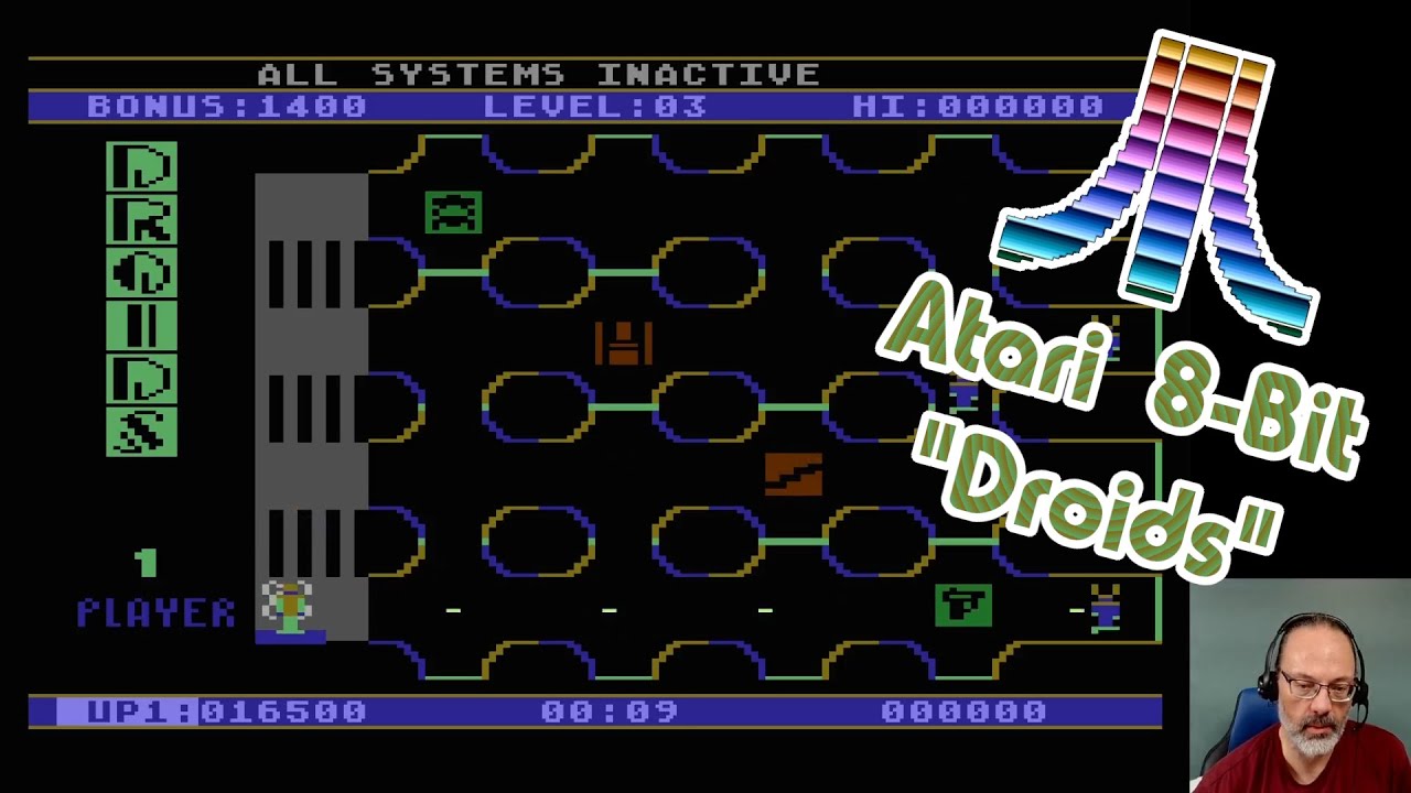 Atari 8-Bit Game Play, Droids - YouTube