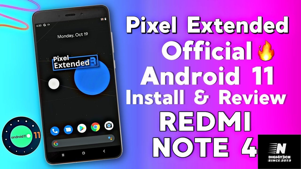 How To |Install| |Pixel Extended| |Android 11| |Rom| |Redmi Note 4 ...