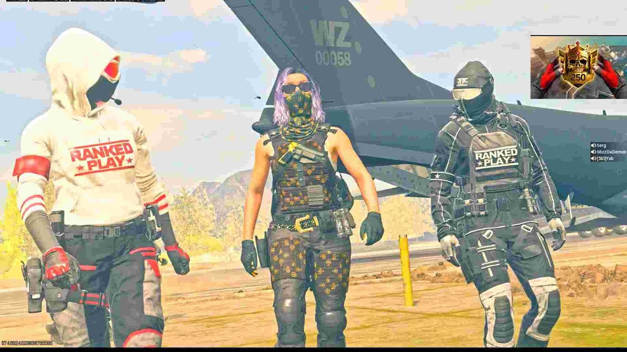 WARZONE RANKED PLAY W/ THE GANG (WSP-9 KILLER CLASS) - YouTube