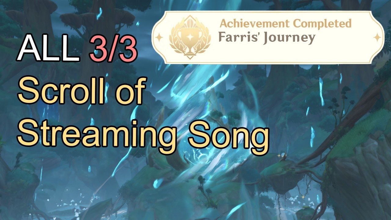 Scroll of Streaming Song | Book locations & Achievement | Genshin ...