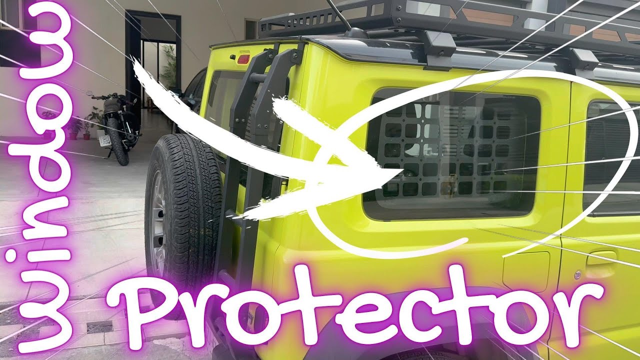 Jimny window protector | full tutorial | tips | protector de Ventanas ...
