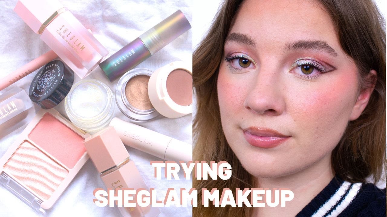 TRYING SHEIN SHEGLAM MAKEUP | pleasantly surprised 🥰 - YouTube