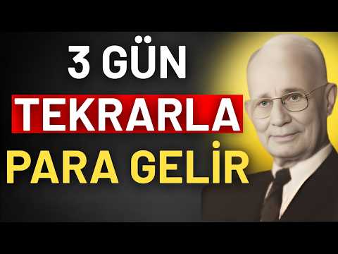 3 Gün Boyunca BUNU Tekrarlayın - Para Kapıları AÇILIR  Napoleon Hill