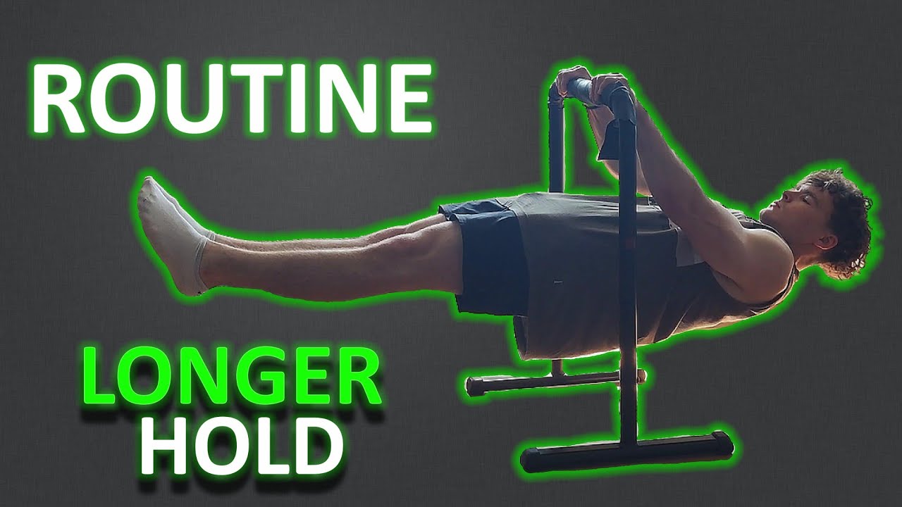 Front Lever ROUTINE for Longer Hold - YouTube