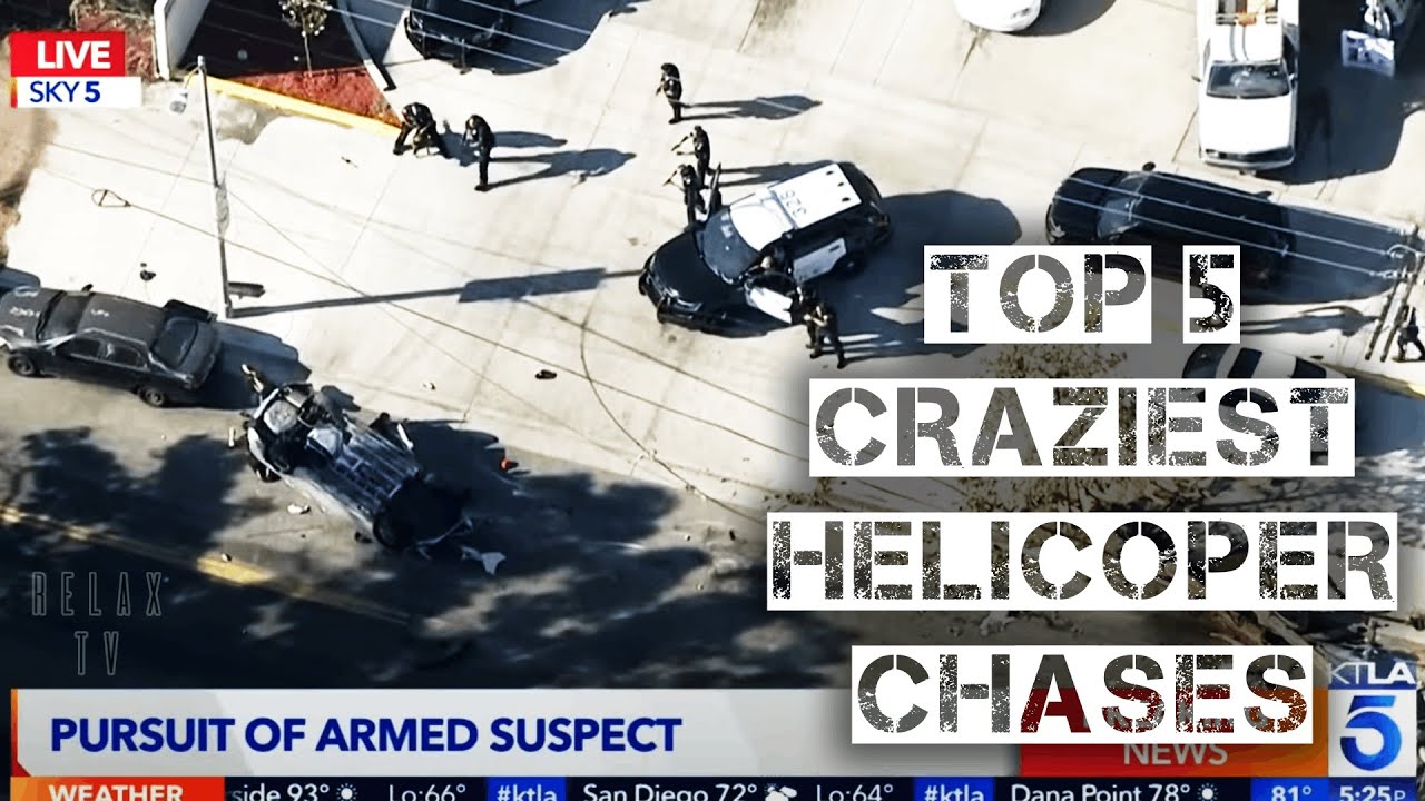 TOP 5 CRAZIEST HELICOPTER CHASES (MUST WATCH) - YouTube