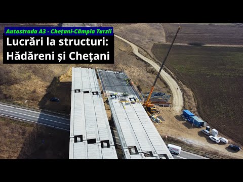 Autostrada A3 Chețani Câmpia Turzii, lucrări la Hădăreni și Chețani,