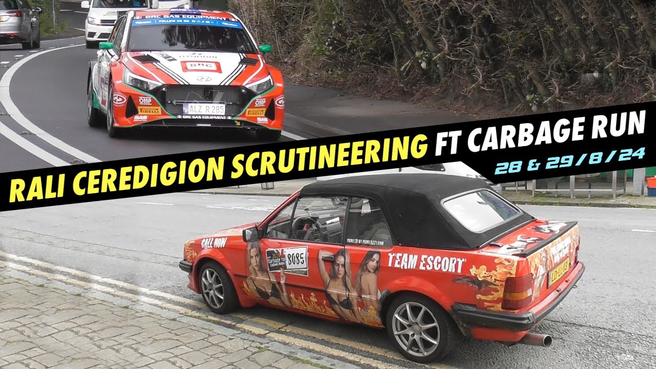 Rali Ceredigion Scrutineering ft Carbage Run, Highlights/Pure Sound ...