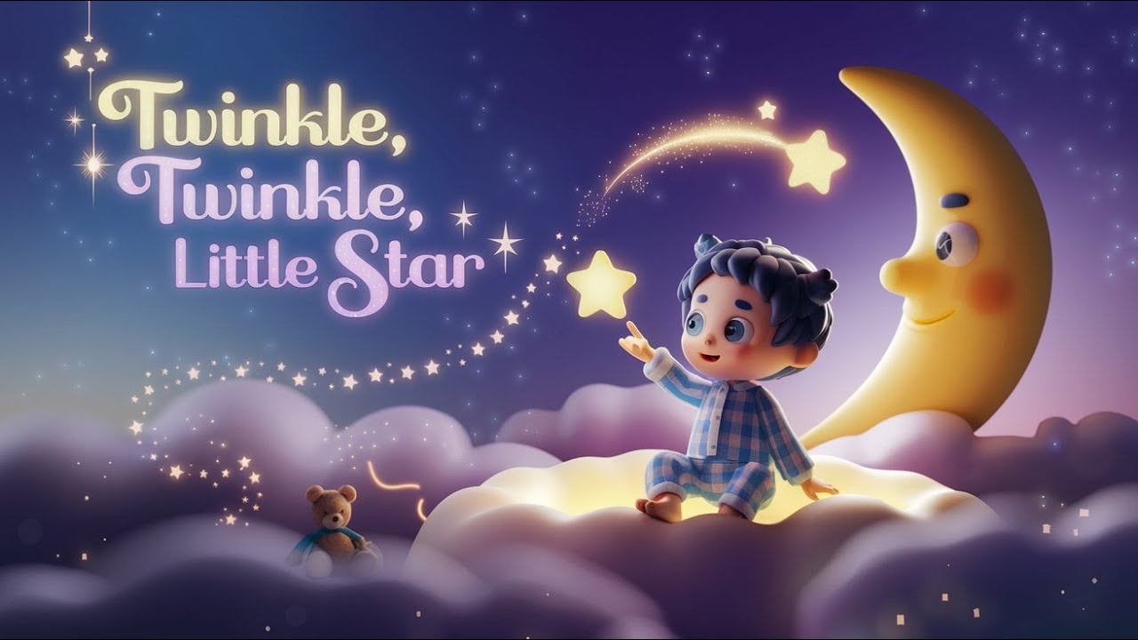 "Twinkle, Twinkle, Little Star Dreams Song | Magical Bedtime Rhymes for ...