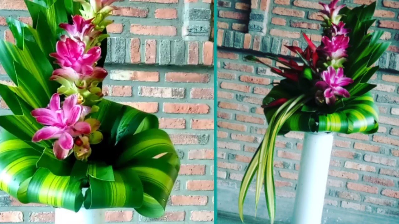 Merangkai Bunga Temulawak - YouTube