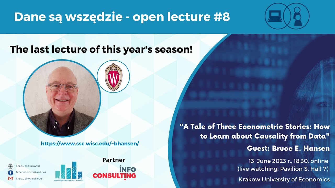 Dane Są Wszędzie - wykład #8: "How to Learn about Causality from Data ...