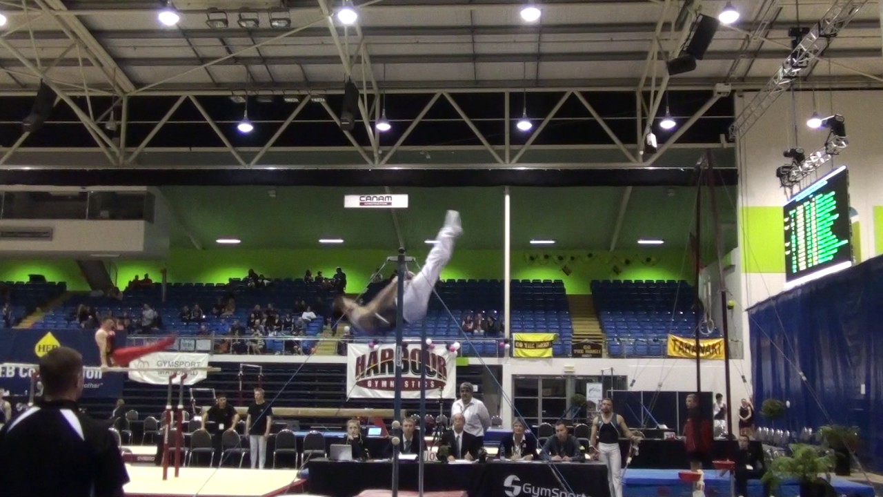 MAG Senior Judge Parallel Bars Practice Routine 5 - YouTube