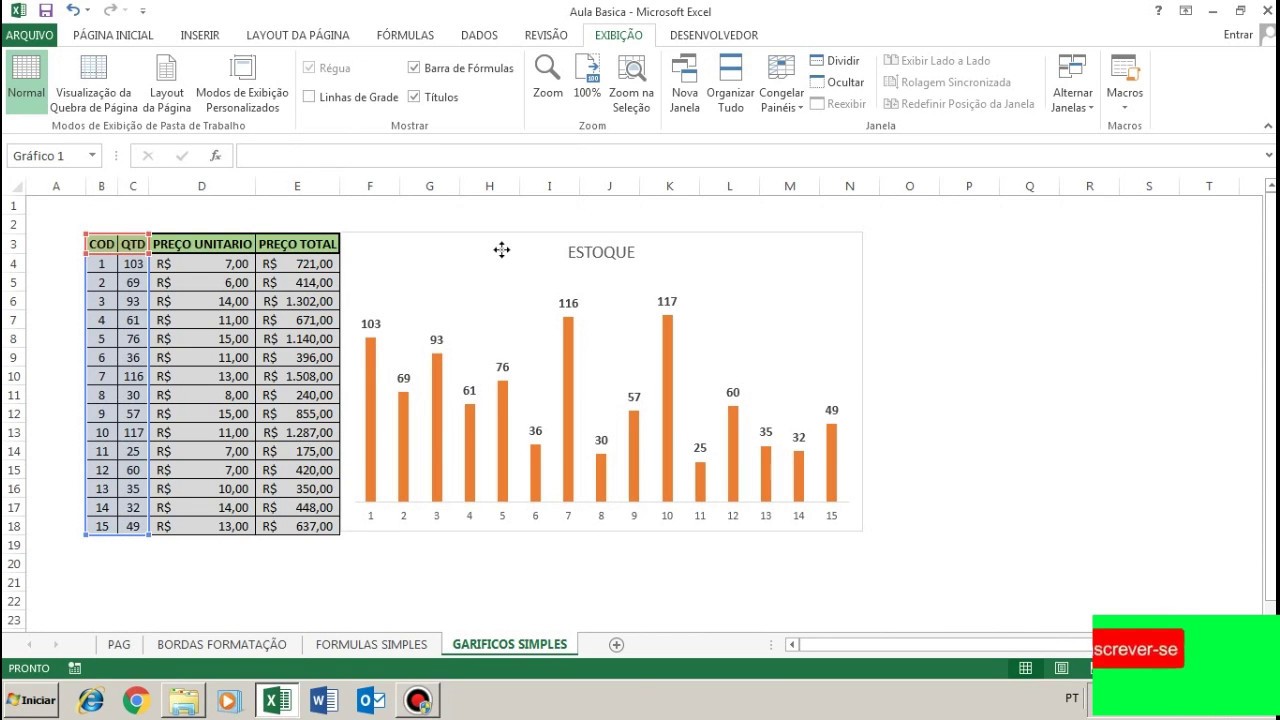 APRENDA EXCEL EM 10 MINUTOS!! AULA DE EXCEL GRÁTIS - YouTube