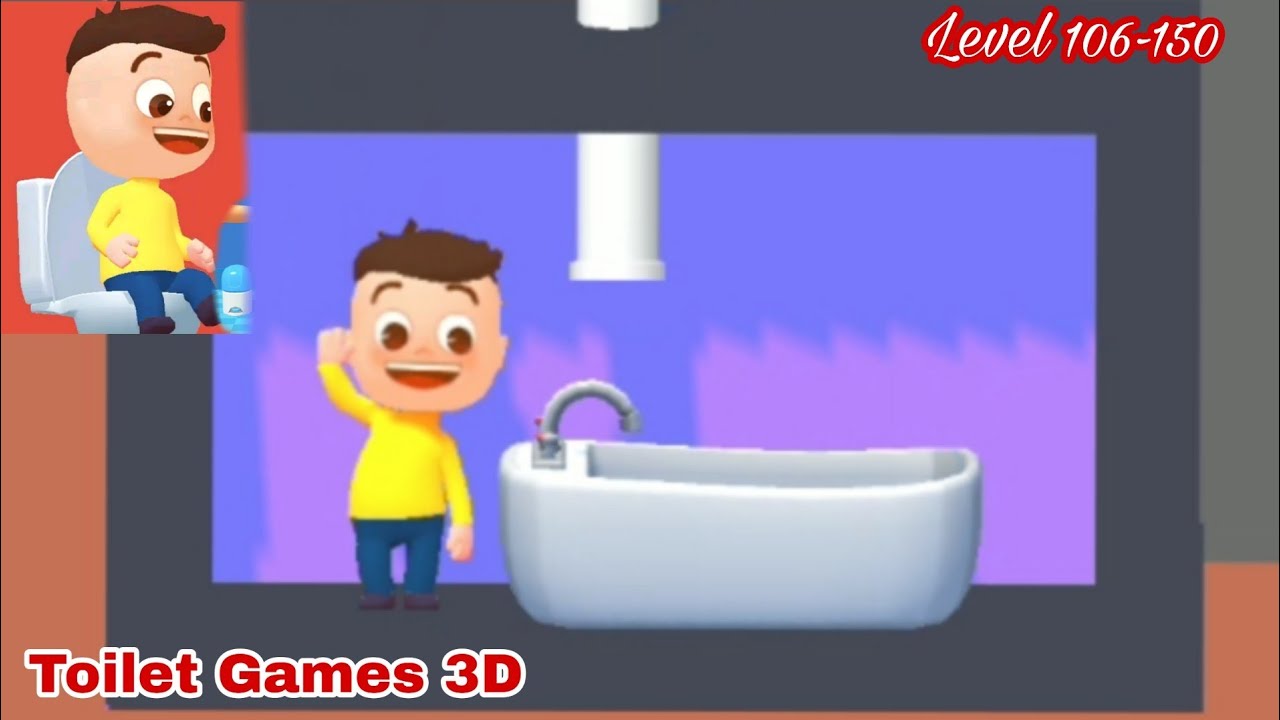 Toilet Games 3D _ Level 106-150 - Super Gameplay - YouTube