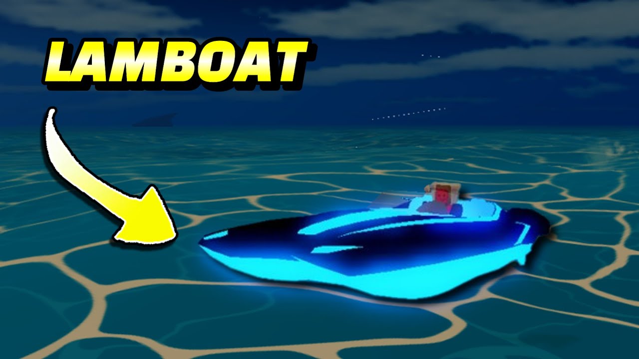 Unlocking the LAMBOAT in Fishing Simulator - YouTube