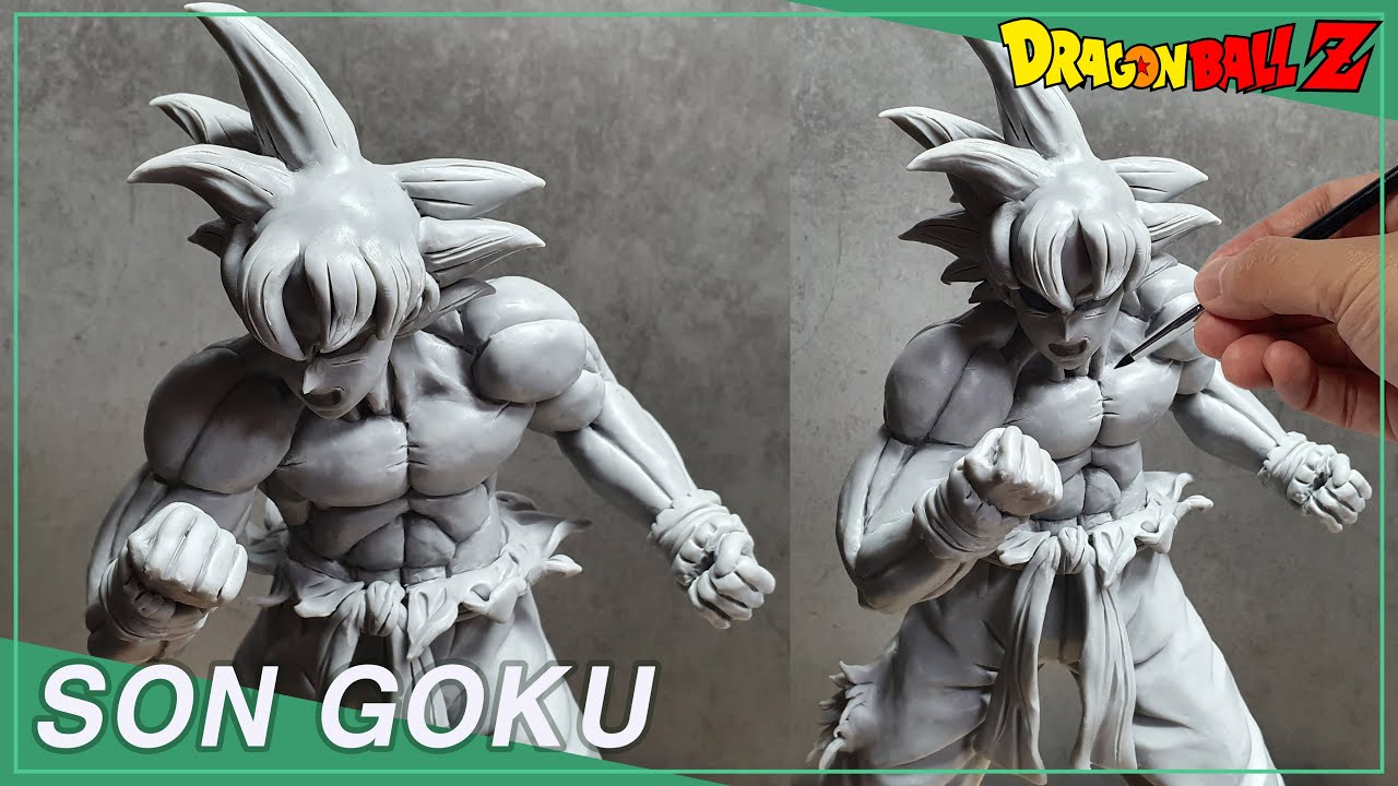 Son Goku | Dragon Ball | How to make | Clay figure Tutorial | Anime ...