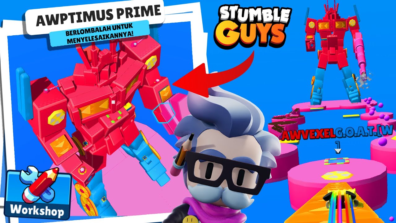 NEW MAP TRASNFORMER OPTIMUS PRIME!! AKU BUAT MAP TEMA ROBOT LAGI YANG ...