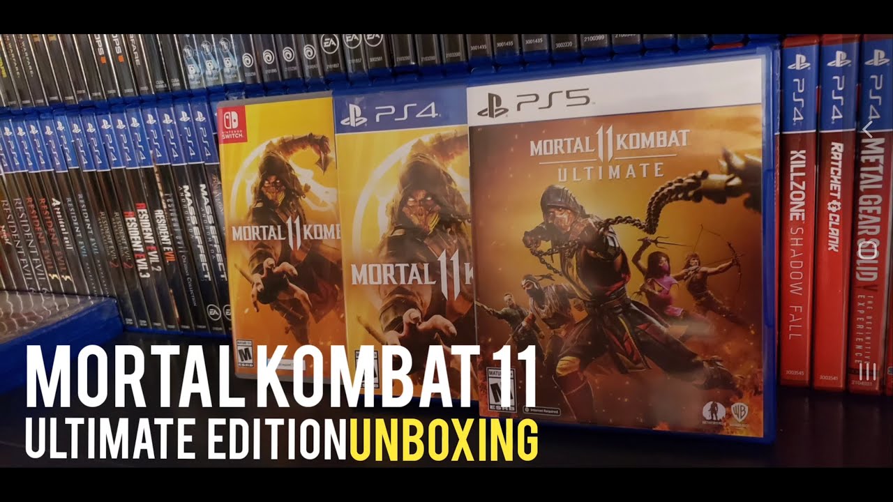 MORTAL KOMBAT 11 ULTIMATE EDITION PS5 UNBOXING - YouTube