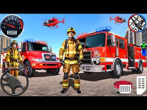 Fire Truck City Rescue Simulator - 911 US Emergency Fire Truck Driving ...