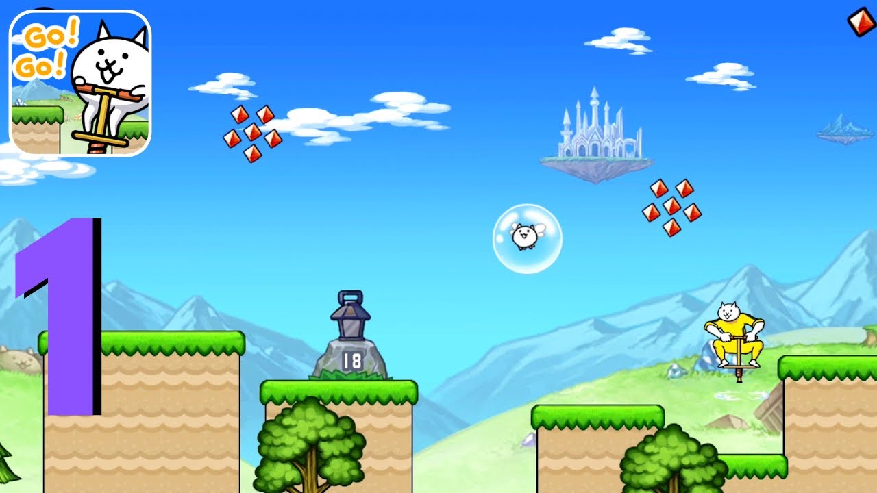 Pogo cat to Kungfu cat | Go Go! Pogo Cats | Gamplay (iOS,Android) - YouTube