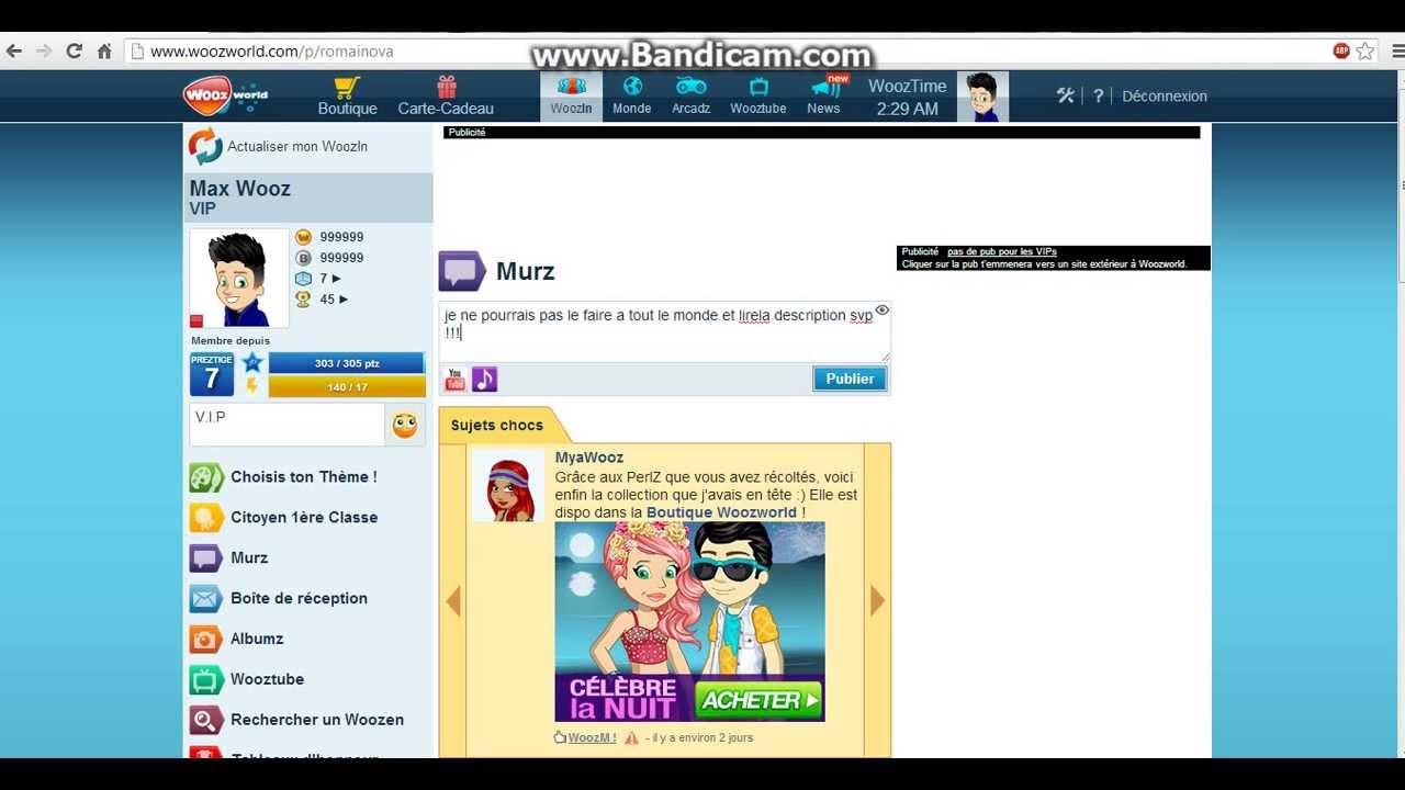 Comment avoir un MAX de wooz !! - YouTube