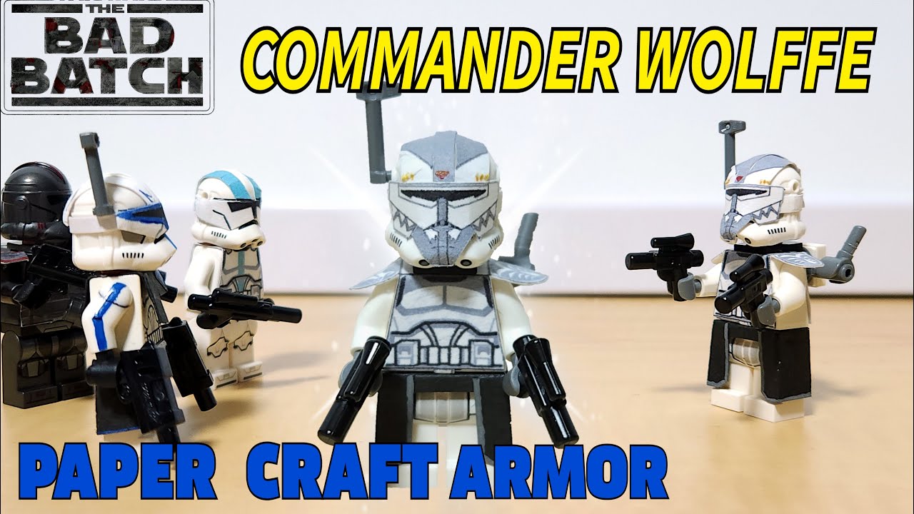 LEGO Bad Batch Commander Wolffe - YouTube