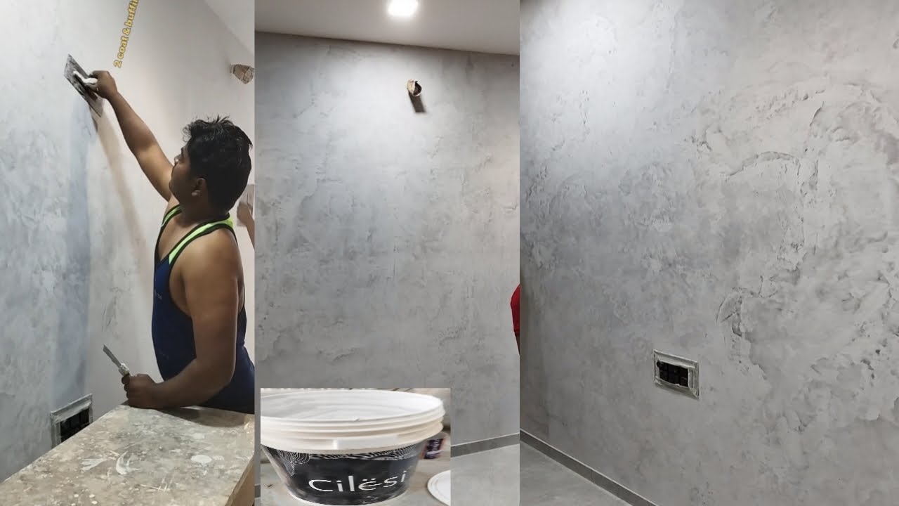 RCC expose|| concrete Texture design by cilesi paints - YouTube