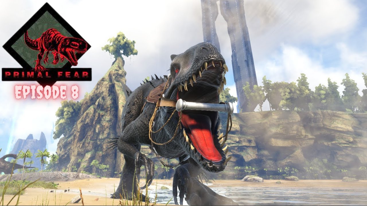 This Apex Indominus Rex is Pretty Strong!!! - Ark Primal Fear Ep 8 ...