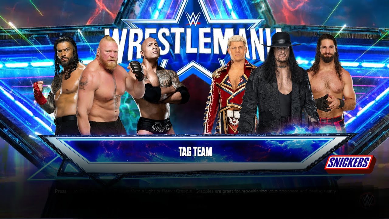 TEAM BROCK LESNAR VS TEAM THE UNDERTAKER - YouTube
