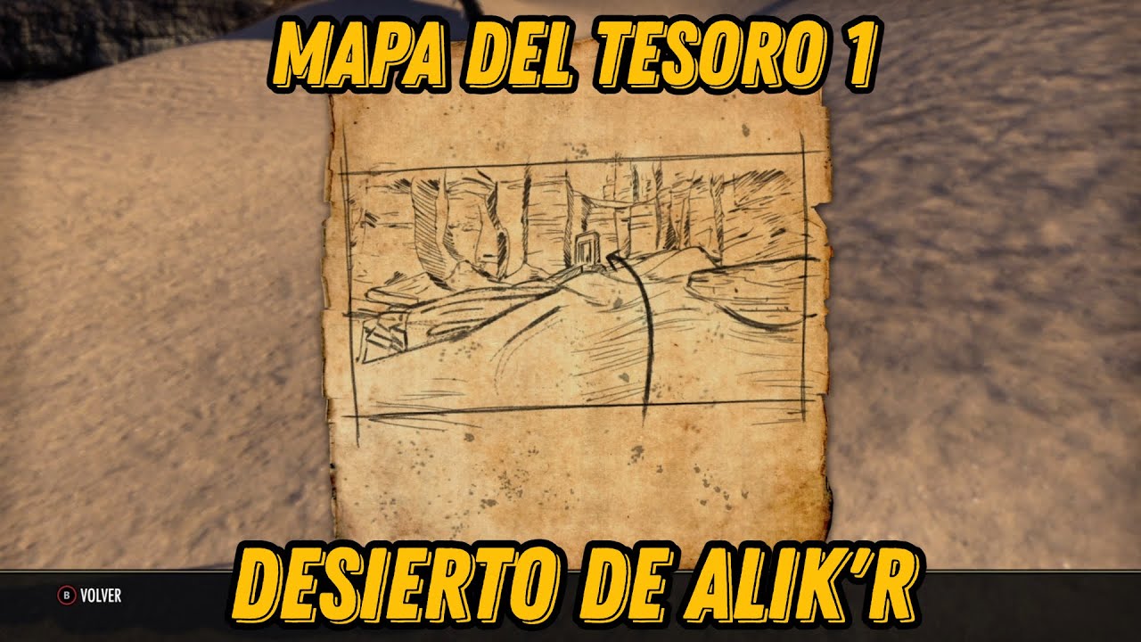 Mapa Del Tesoro Desierto De Alik'r 1 | The Elder Scrolls Online - YouTube