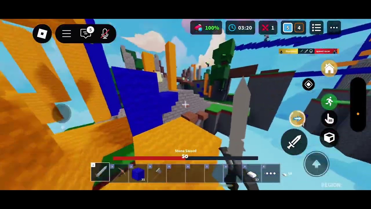 Clip of me getting my Gf plat in Roblox Bedwars - YouTube