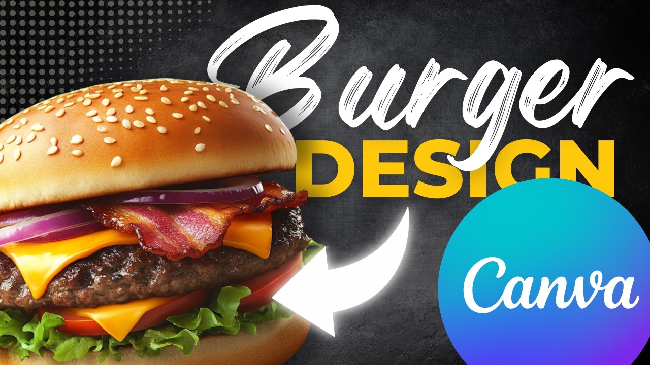 Animated Canva Design - Burger Campaign Materials 🍔 - YouTube