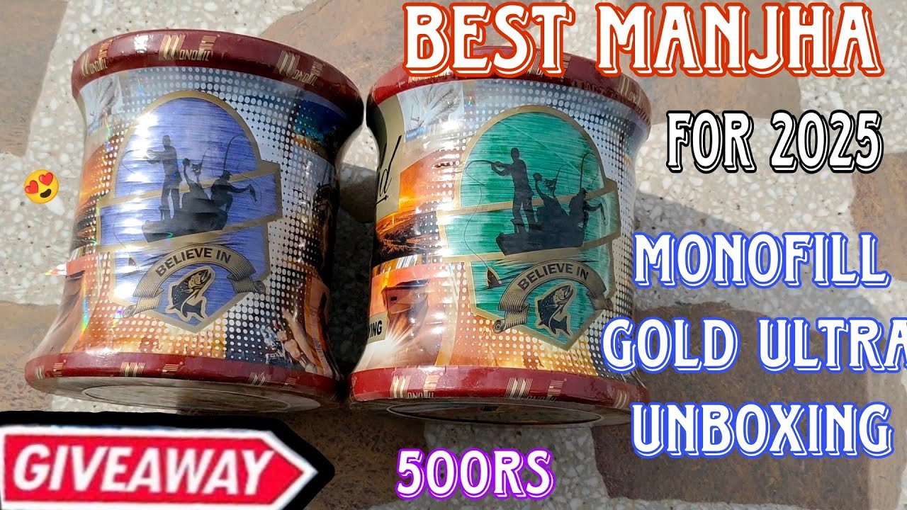 Best Manjha for Kite Flying 2025 || Monofill gold ultra Manjha - YouTube