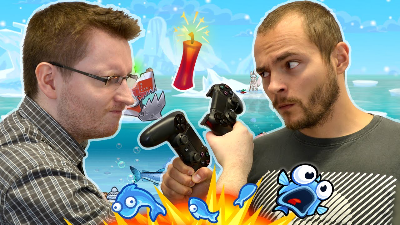 Let's Play Dynamite Fishing - World Games PS4 Multiplayer Battle - YouTube