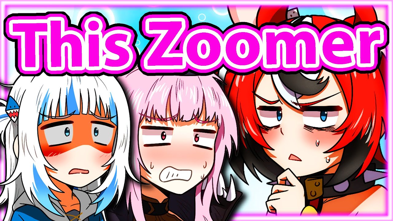 Gura and Calli Forgot How Zoomer Bae Is 【Gawr Gura / Hololive EN】 - YouTube