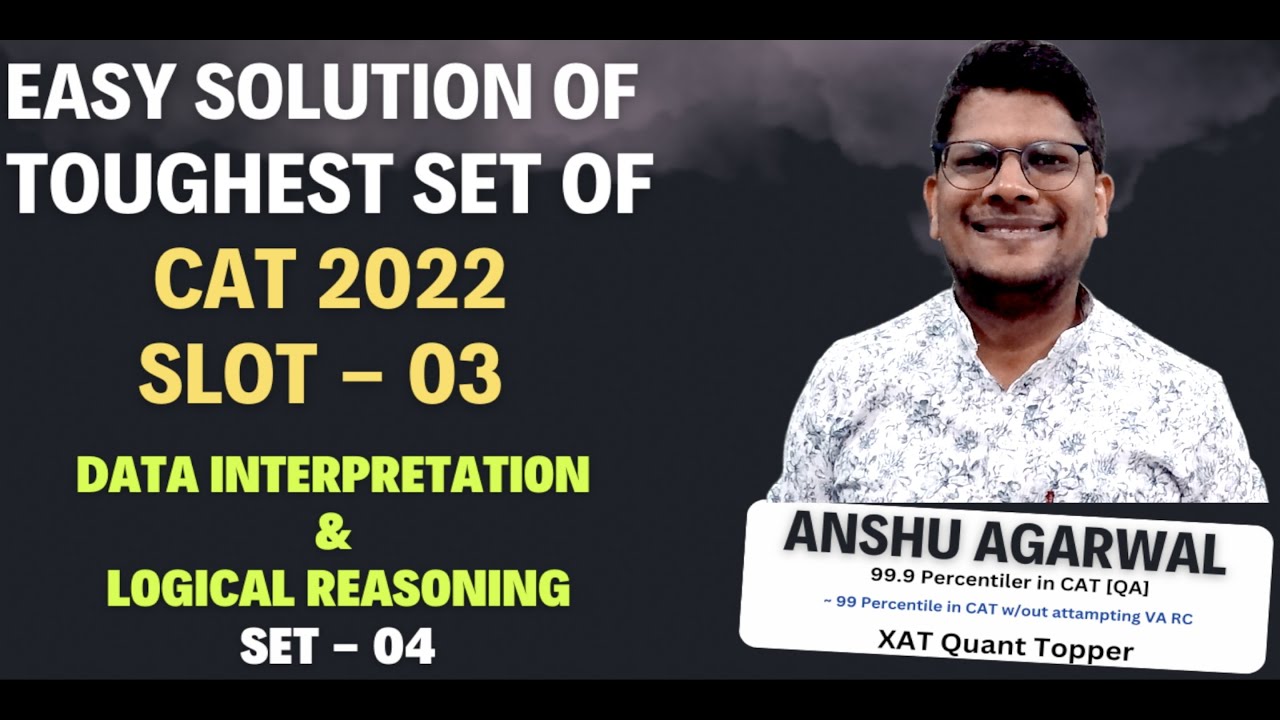 CAT 2022 Complete DI LR [Slot 03] Set 04 | CAT 2023 DI LR Preparation ...