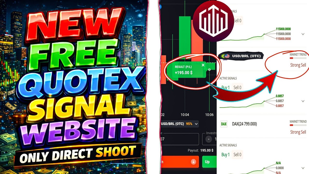 FREE Best Quotex Signal Website 2026 🔥। quotex signal website। quotex ...