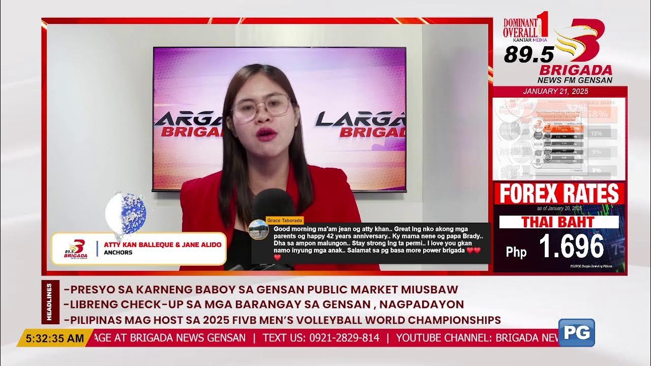 LARGA BRIGADA | JANUARY 21,2025 | KAUBAN SI ATTY. KAN BALLEQUE UG JANE ALIDO - YouTube