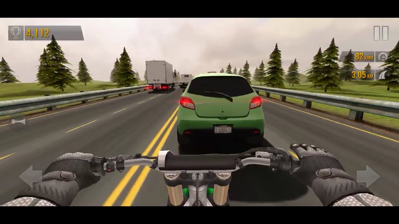 Traffic Rider Gameplay On Mobile IOn Road Amazing Game #gameplay # ...