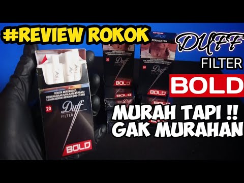 'REVIEW' [ROKOK] DUFF filter BOLD | murah tapi rasa nya gak murahan ...