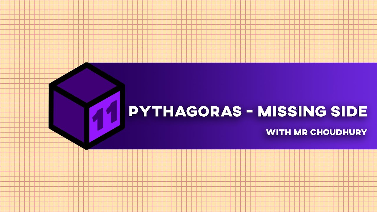 Pythagoras - Finding a missing Side - YouTube