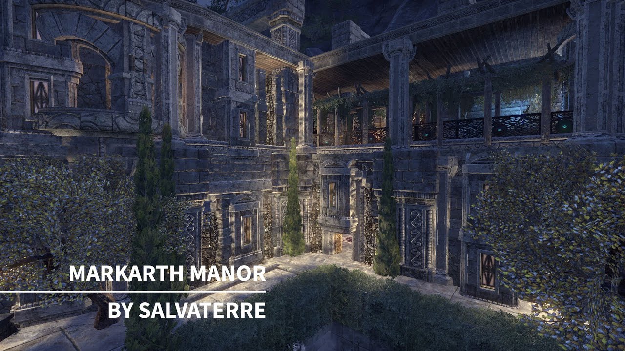 ESO Housing - Markarth Manor (Stone Eagle Aerie) - YouTube